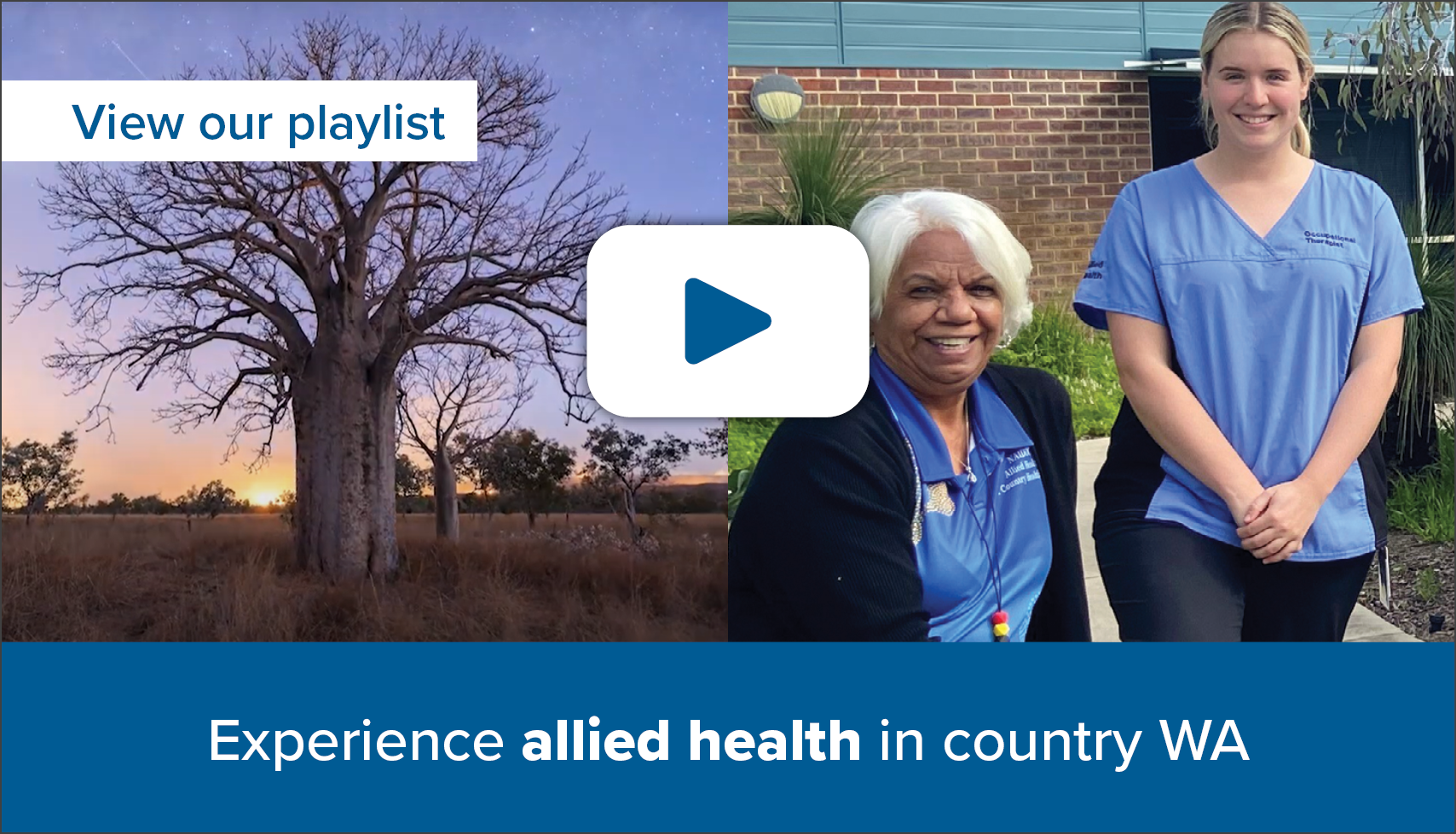 WA Country Health Service - Allied health and health science careers